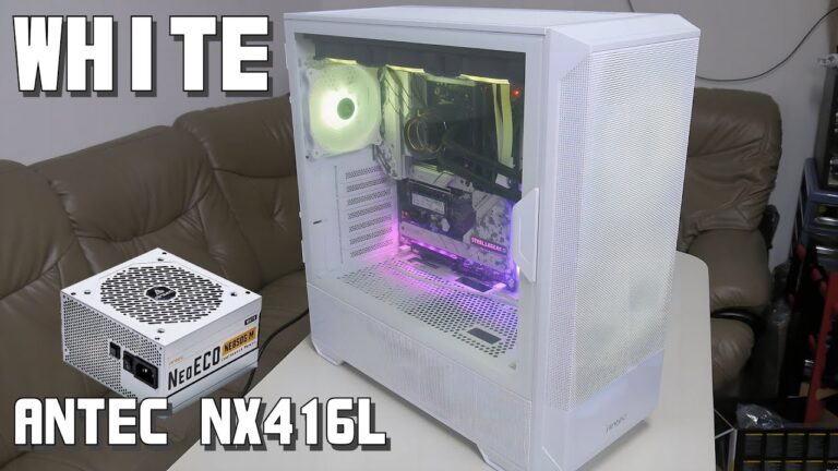 Antec NX416L WHITE PC Build | UEDAX